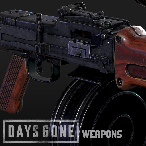 ArtStation - Days Gone Weapons
