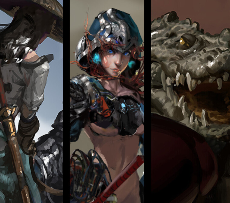 ArtStation - Brush experiment