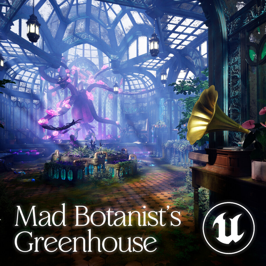ArtStation - Mad Botanist's Greenhouse