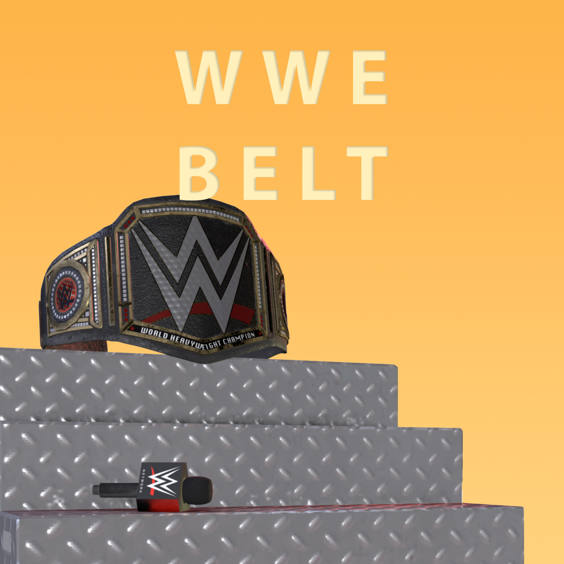 ArtStation - WWE Belt