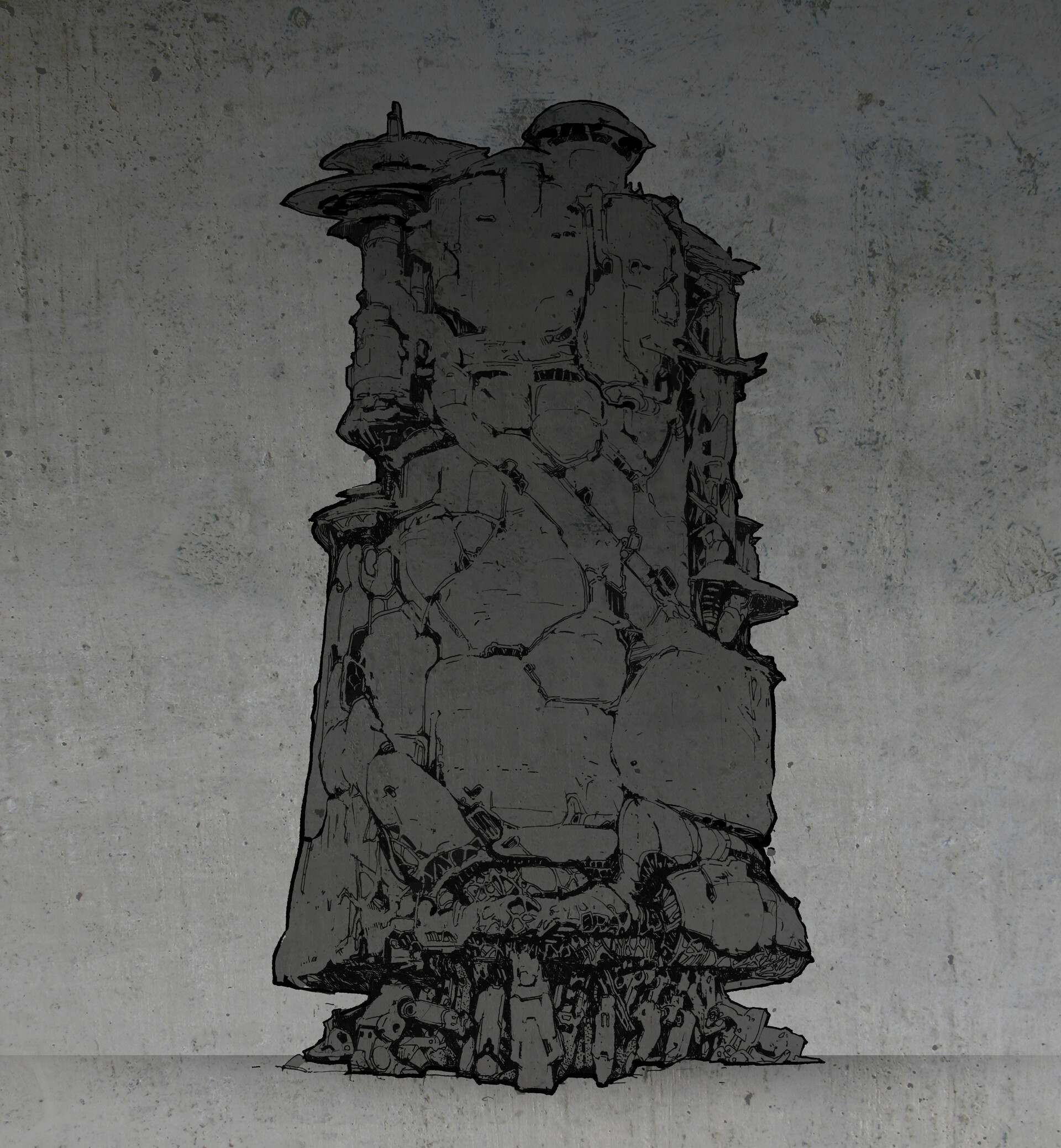 ArtStation - Walking Tower