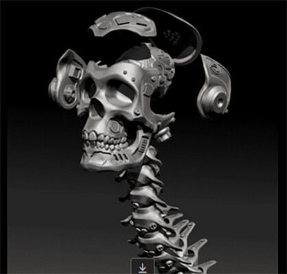 ArtStation - Robo skeleton