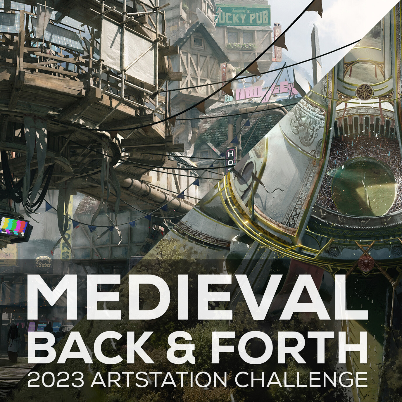 ArtStation - Medieval: Back and Forth 2023 challenge