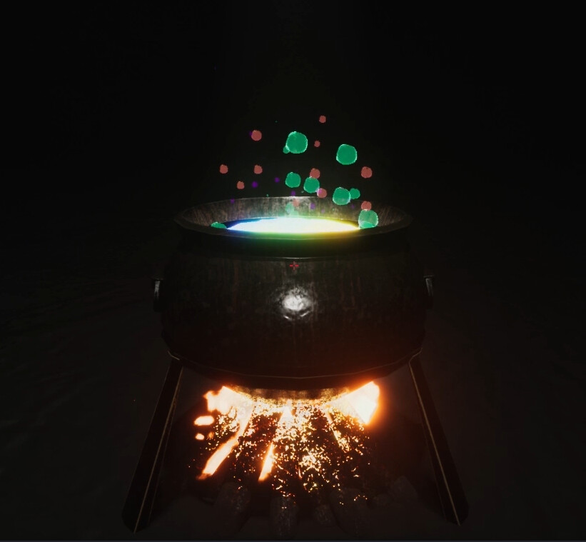 ArtStation - magic cauldron VFX