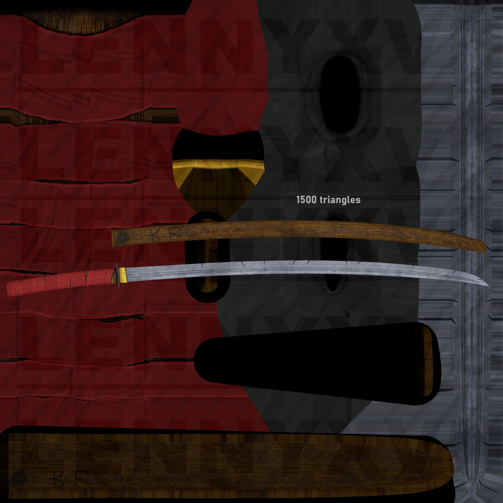 ArtStation - Stylized Katana