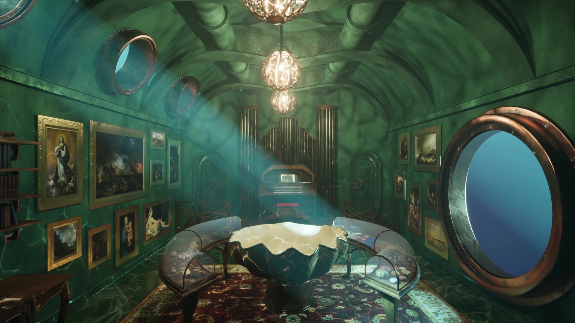 ArtStation - The Nautilus: Captain Nemo's Salon