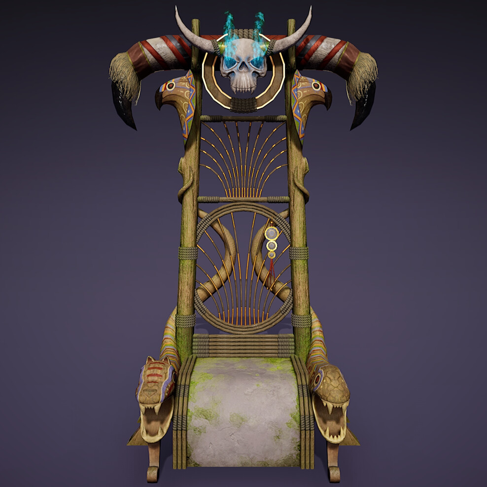 ArtStation - Tribal Throne