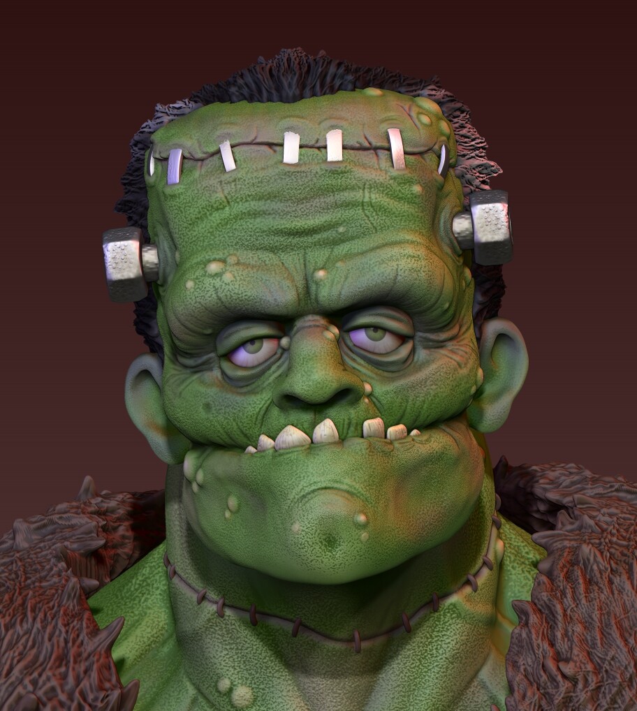 ArtStation - Frankenstein Monster - Charadesing