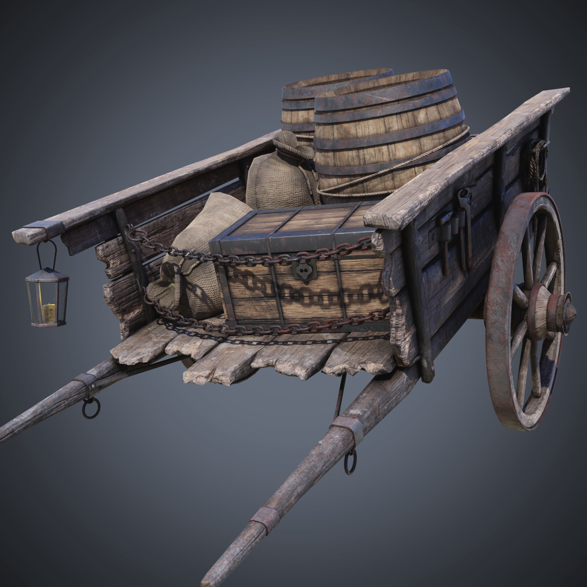 ArtStation - Medieval Cart