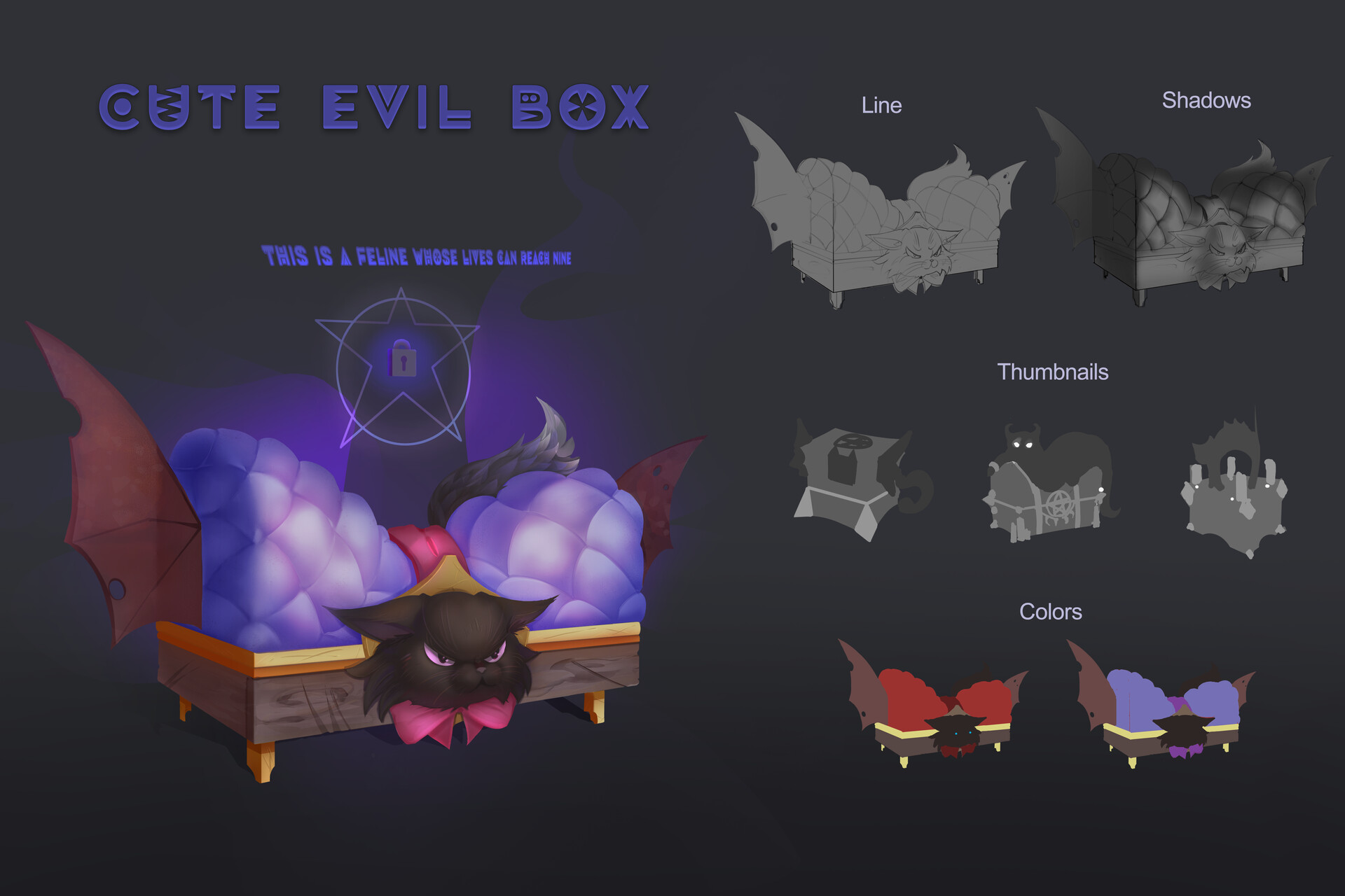 ArtStation - Cute evil box