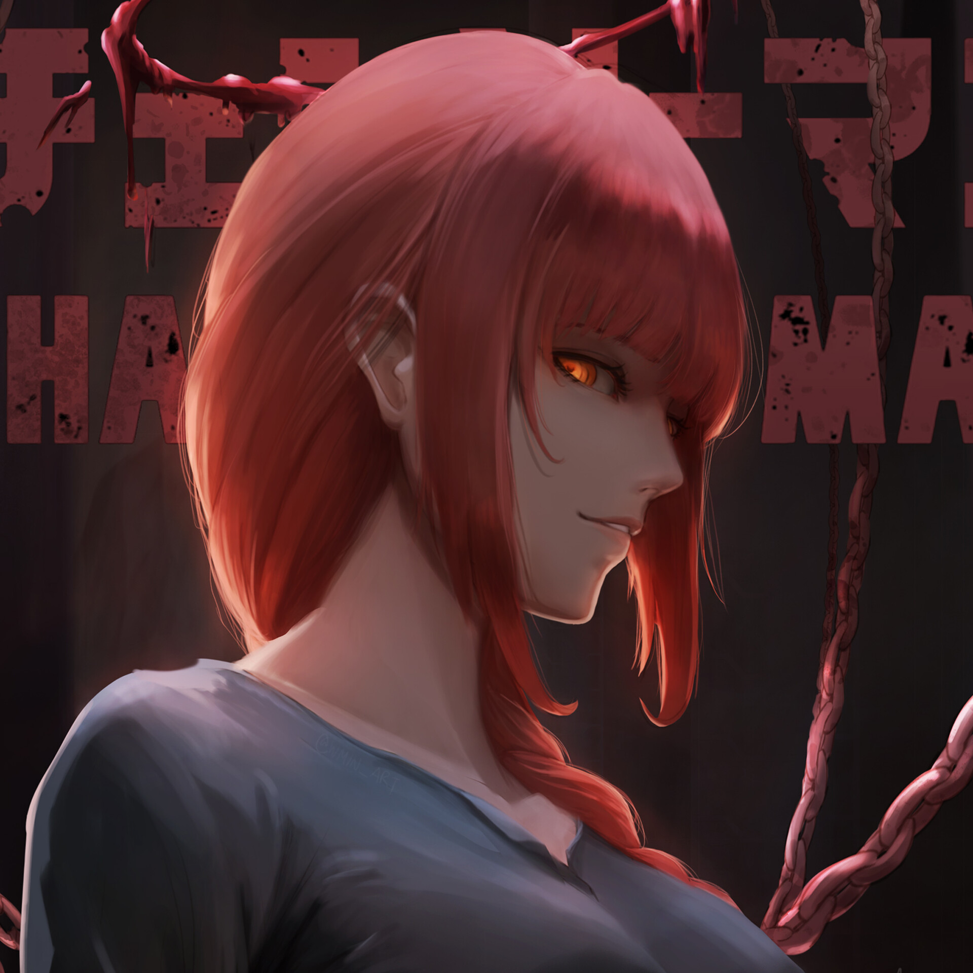 ArtStation - Domination Devil - Makima Fan art