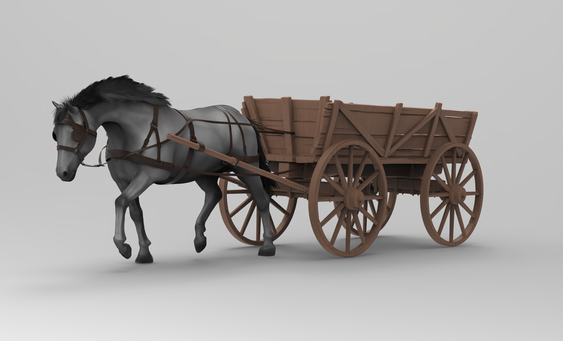 ArtStation - Horse Cart
