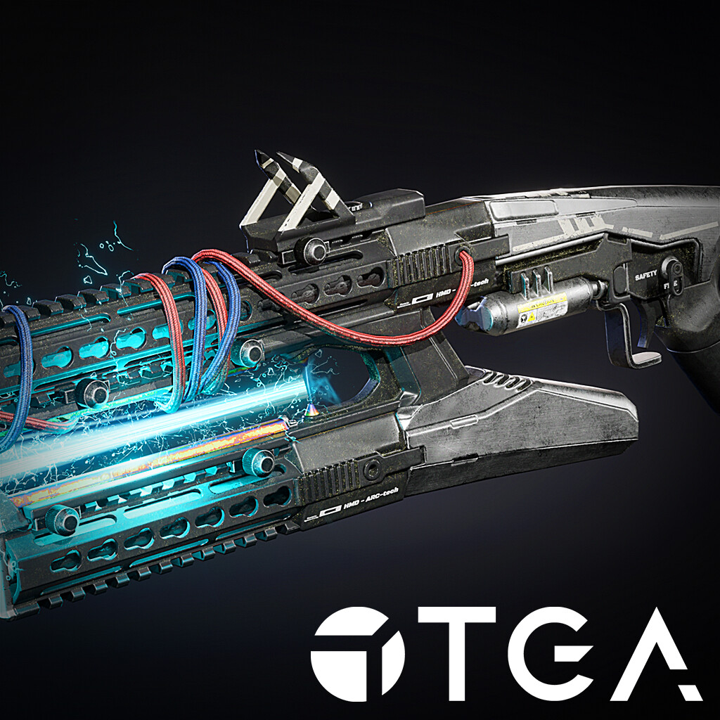 ArtStation - Sci-Fi Rifle