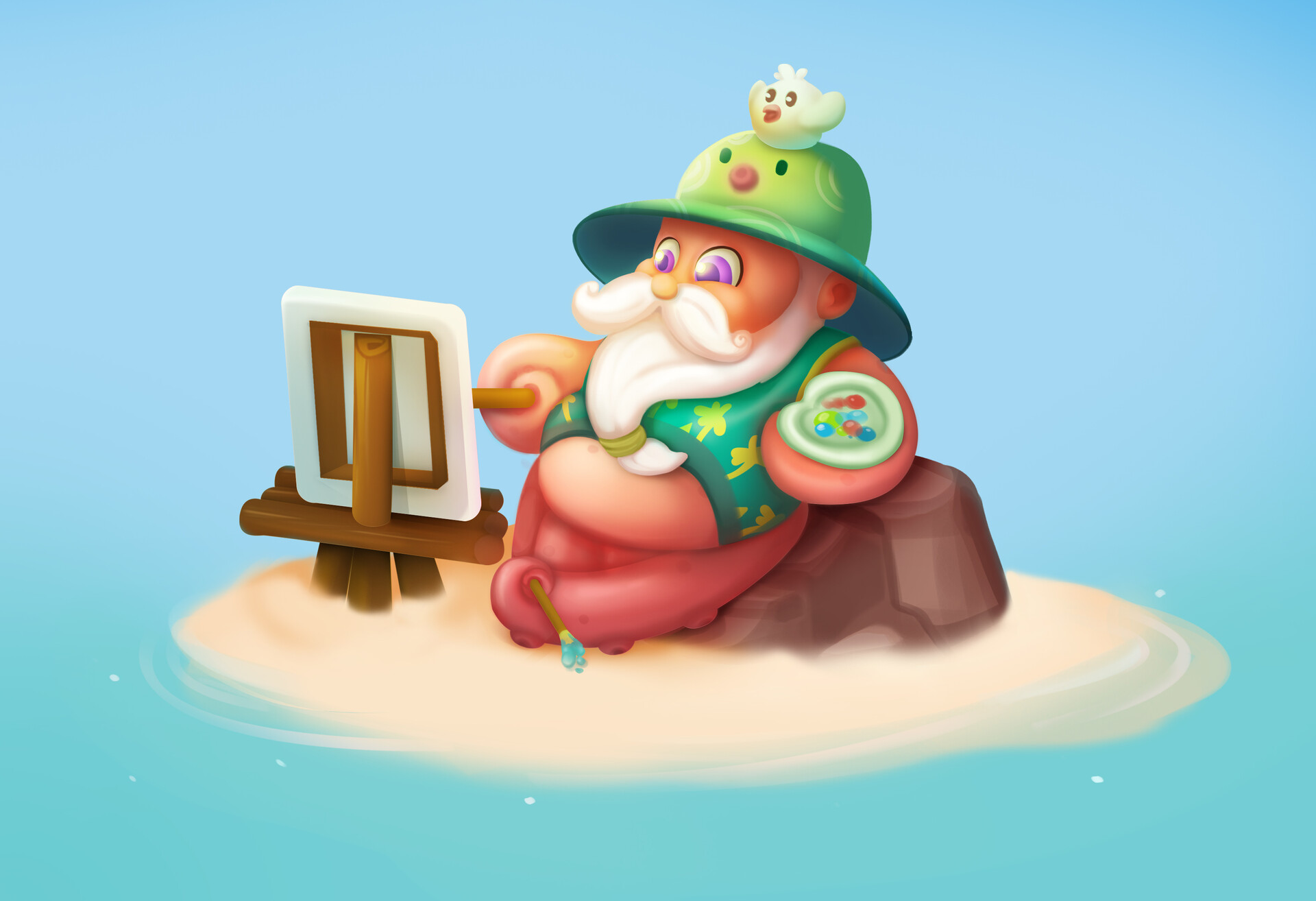 ArtStation - CHARACTER DESIGN: OCTOPUS ARTIST LUCA