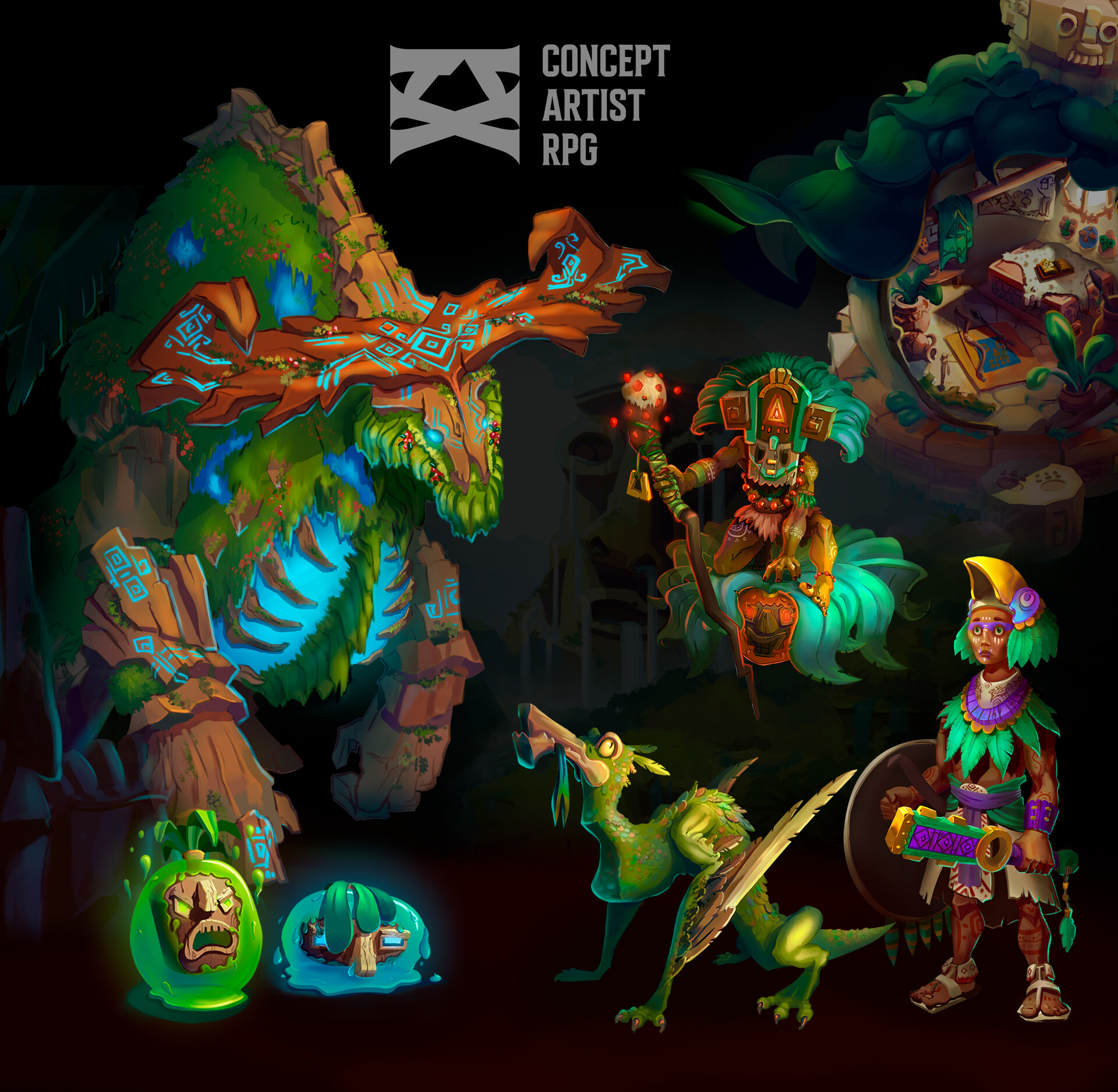ArtStation - CONCEPT ARTIST RPG IX Part 1