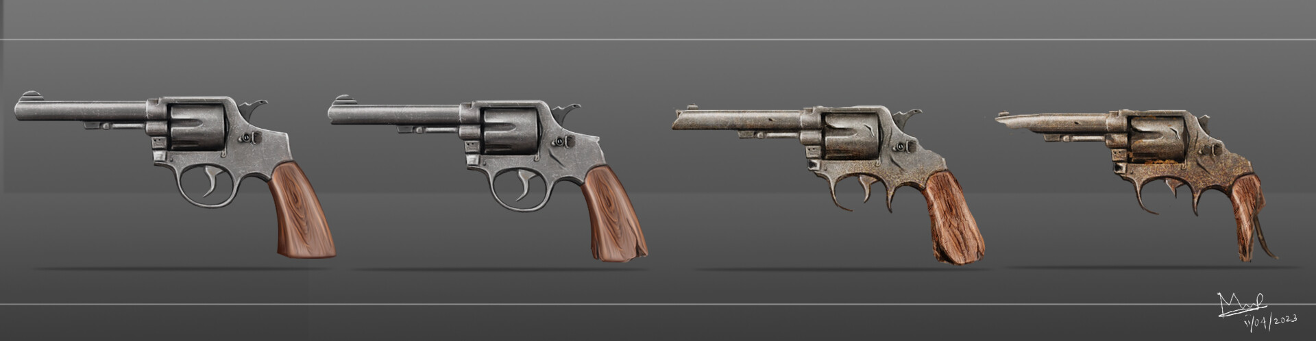 ArtStation - retro weapon