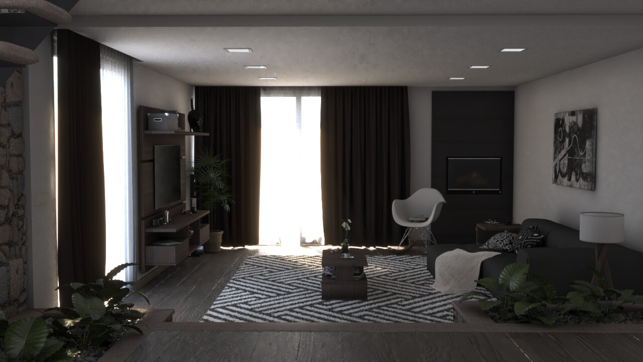 ArtStation - Realistic Living Room Recreation