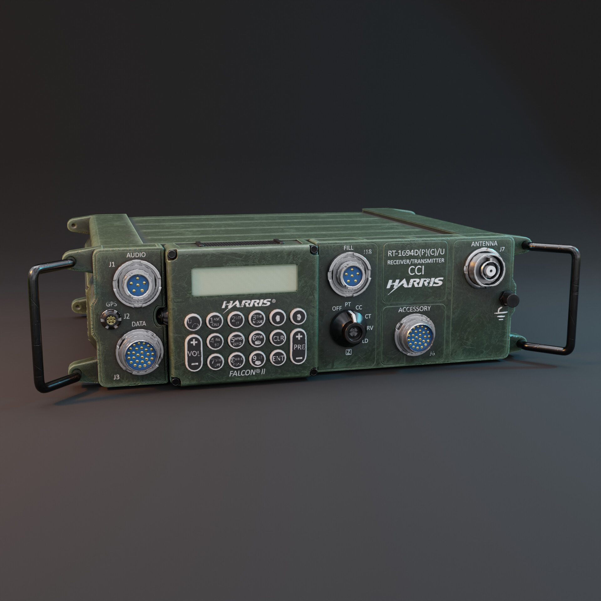 ArtStation - Game Ready Military Radio