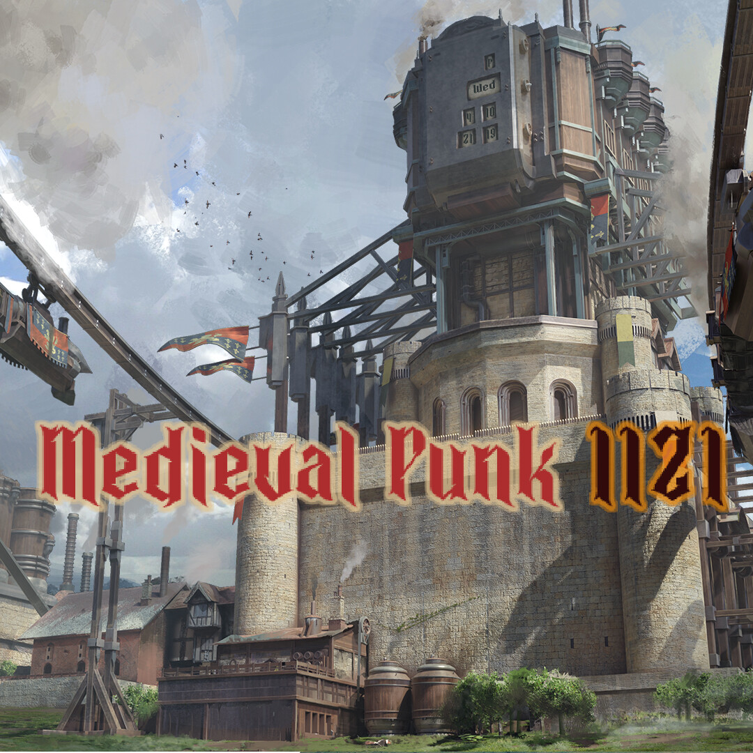ArtStation - Medieval Punk 1121 - Trainstation