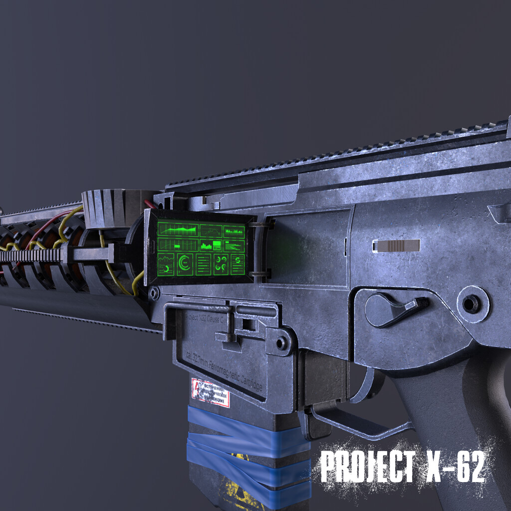 ArtStation - Project X-62 | Gauss Gun