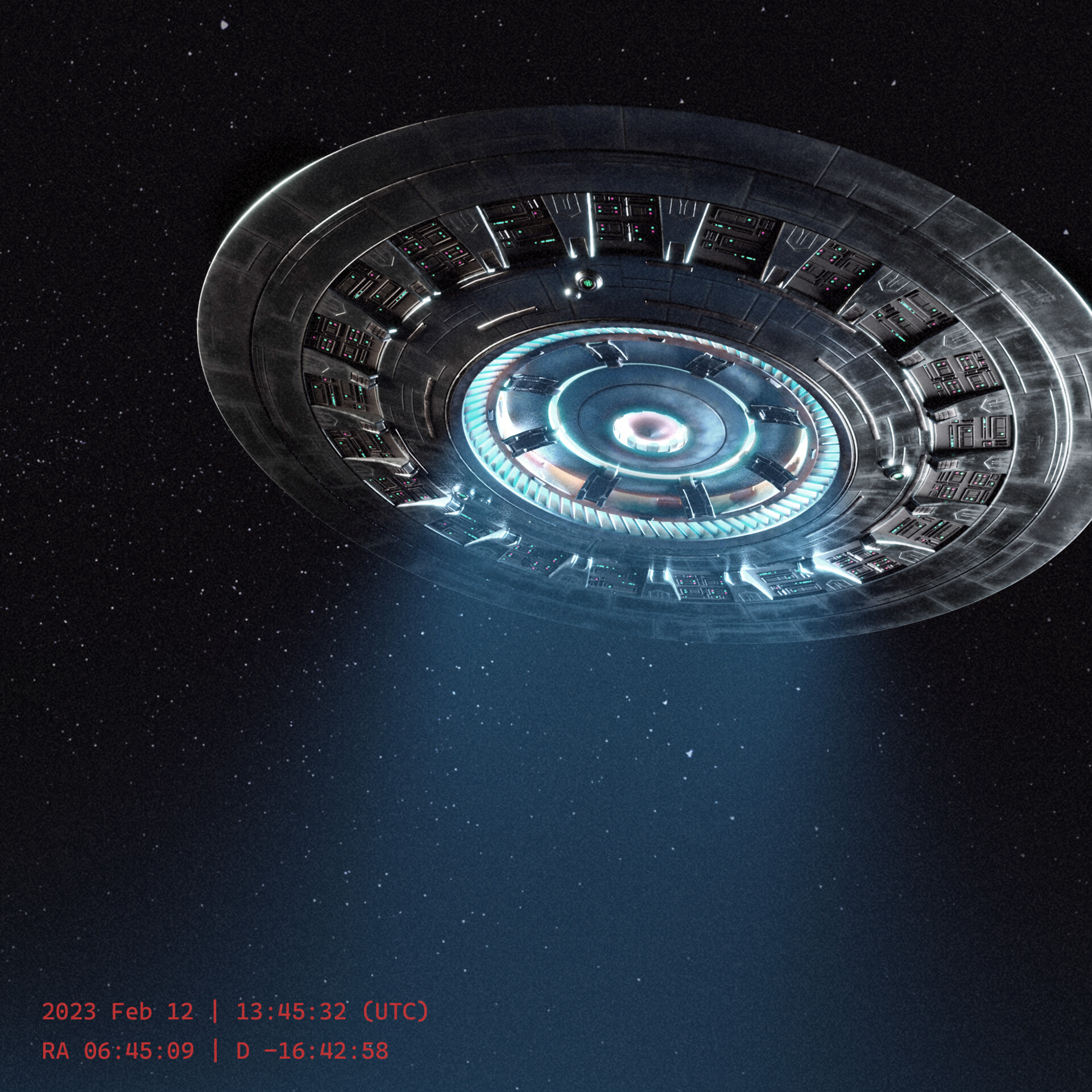 ArtStation - Classic Alien Spaceship