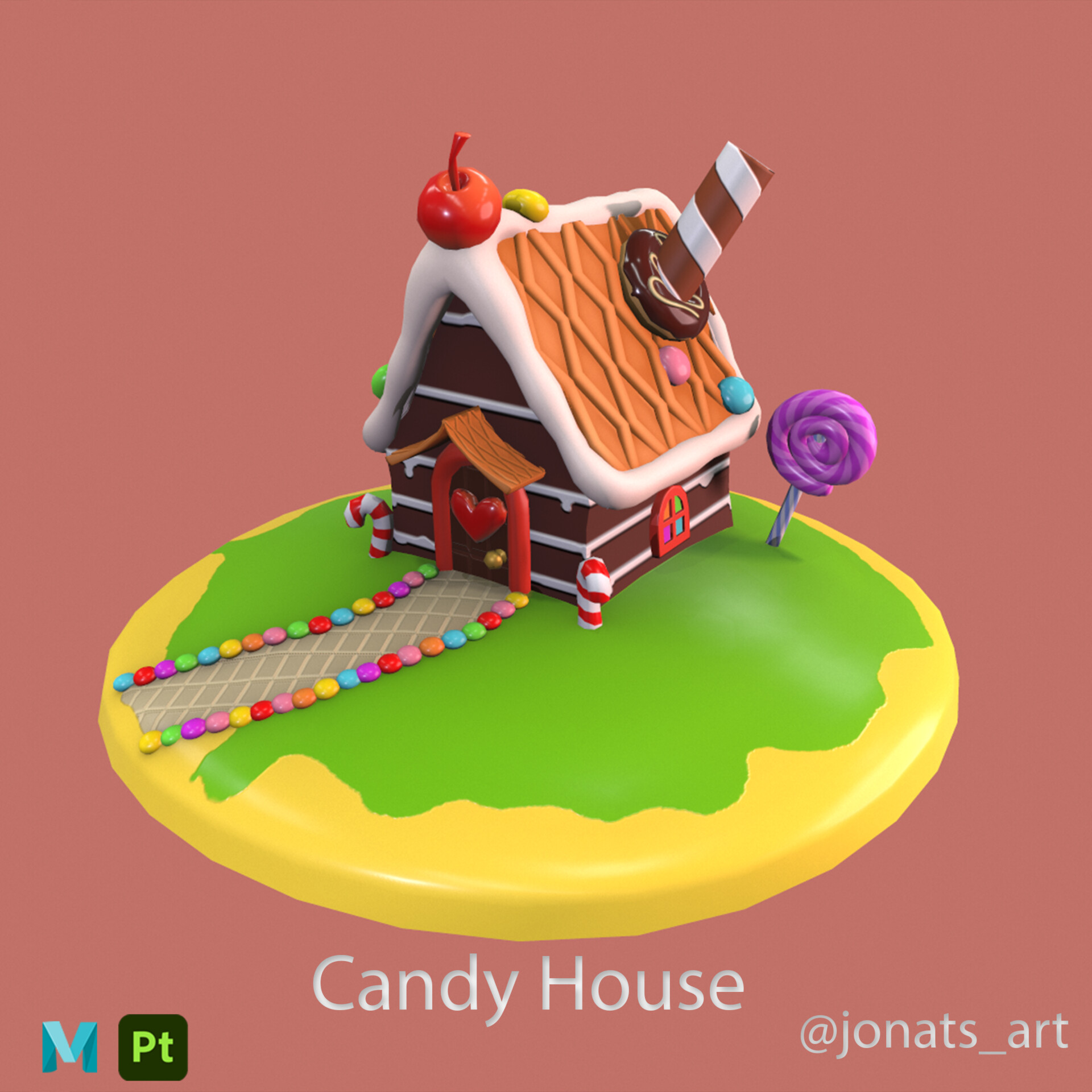 ArtStation - Candy House