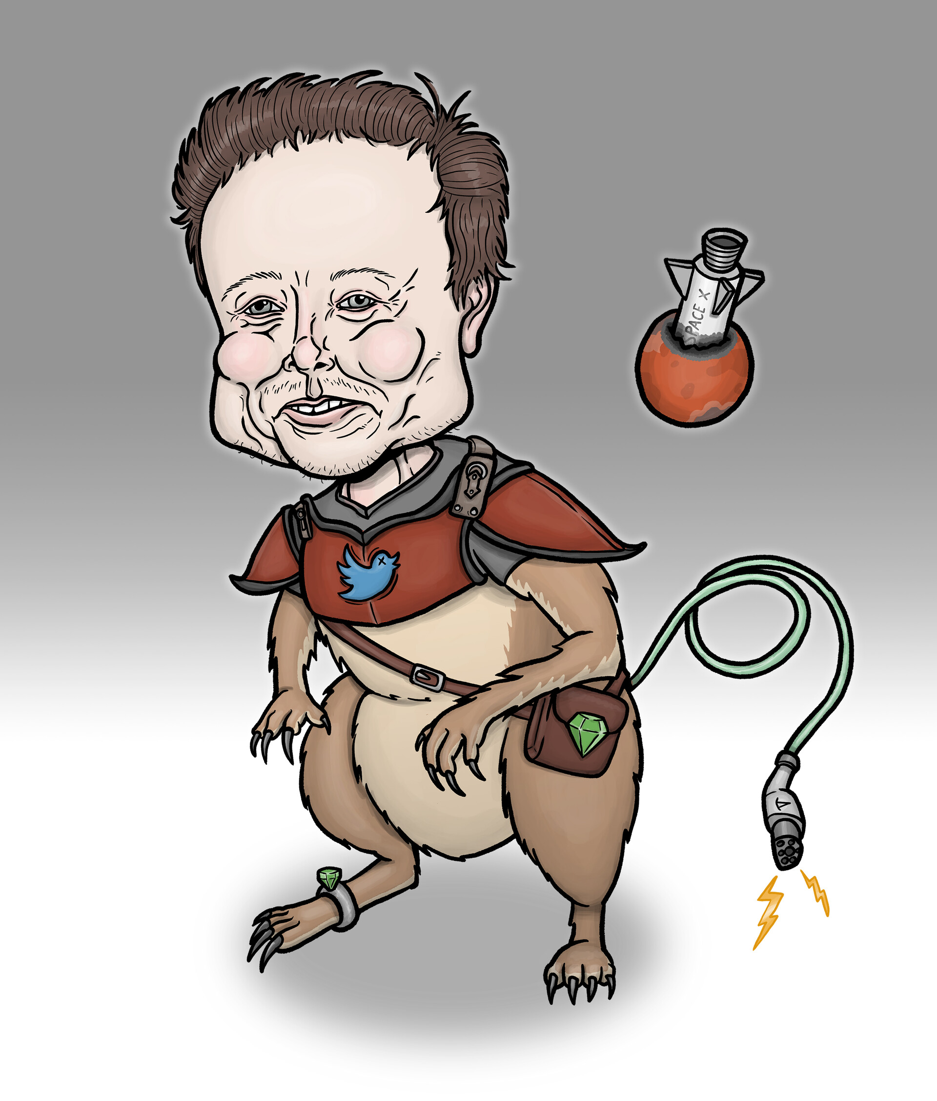 ArtStation - SMITE Ratatoskr Skin Concept - Muskrat