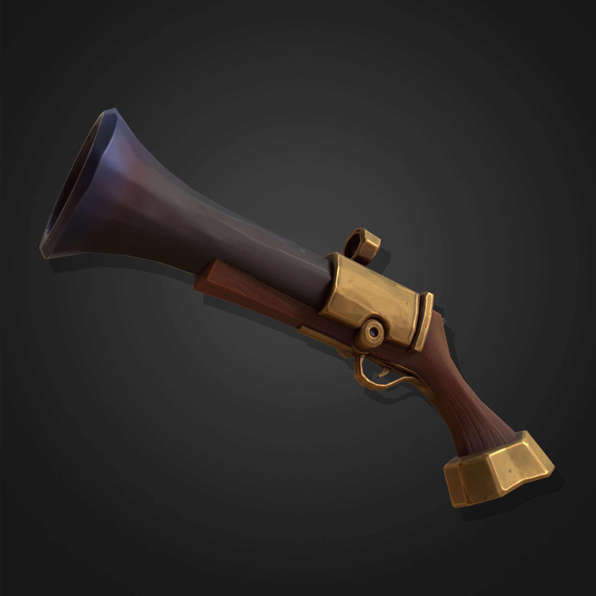 ArtStation - Stylized Gun
