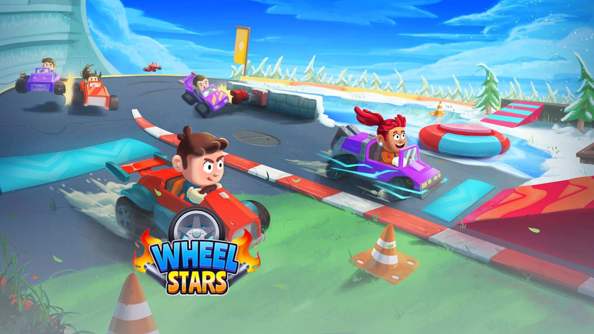 ArtStation - Wheel Stars illustration