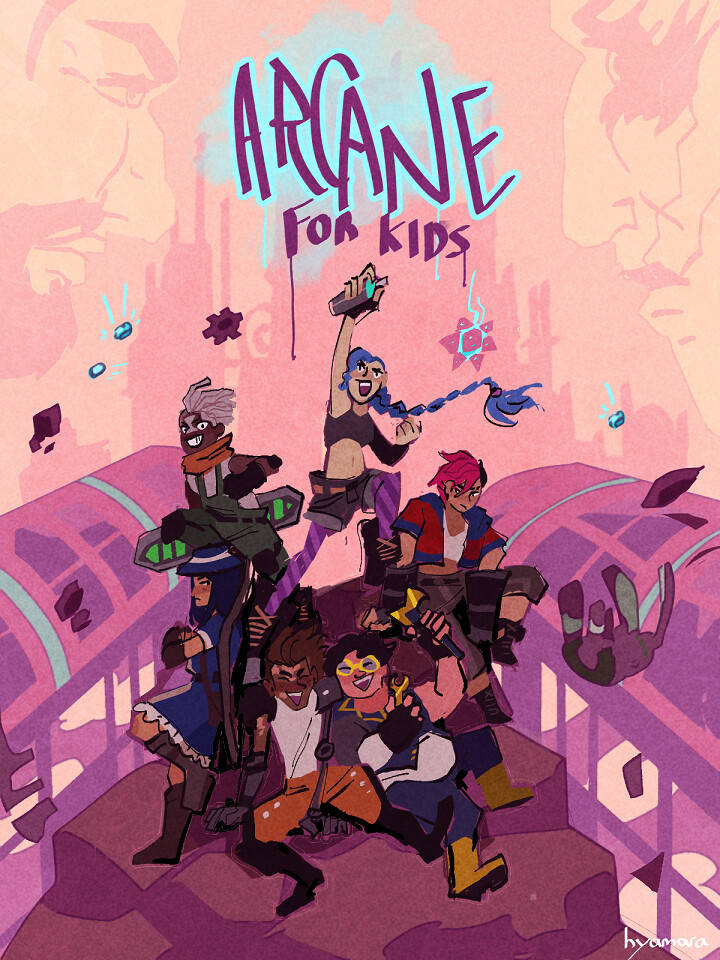 ArtStation - ARCANE for kids (comic project)
