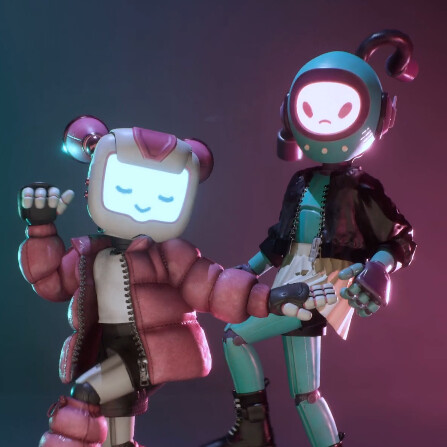 ArtStation - Robot Sisters Dance Animation