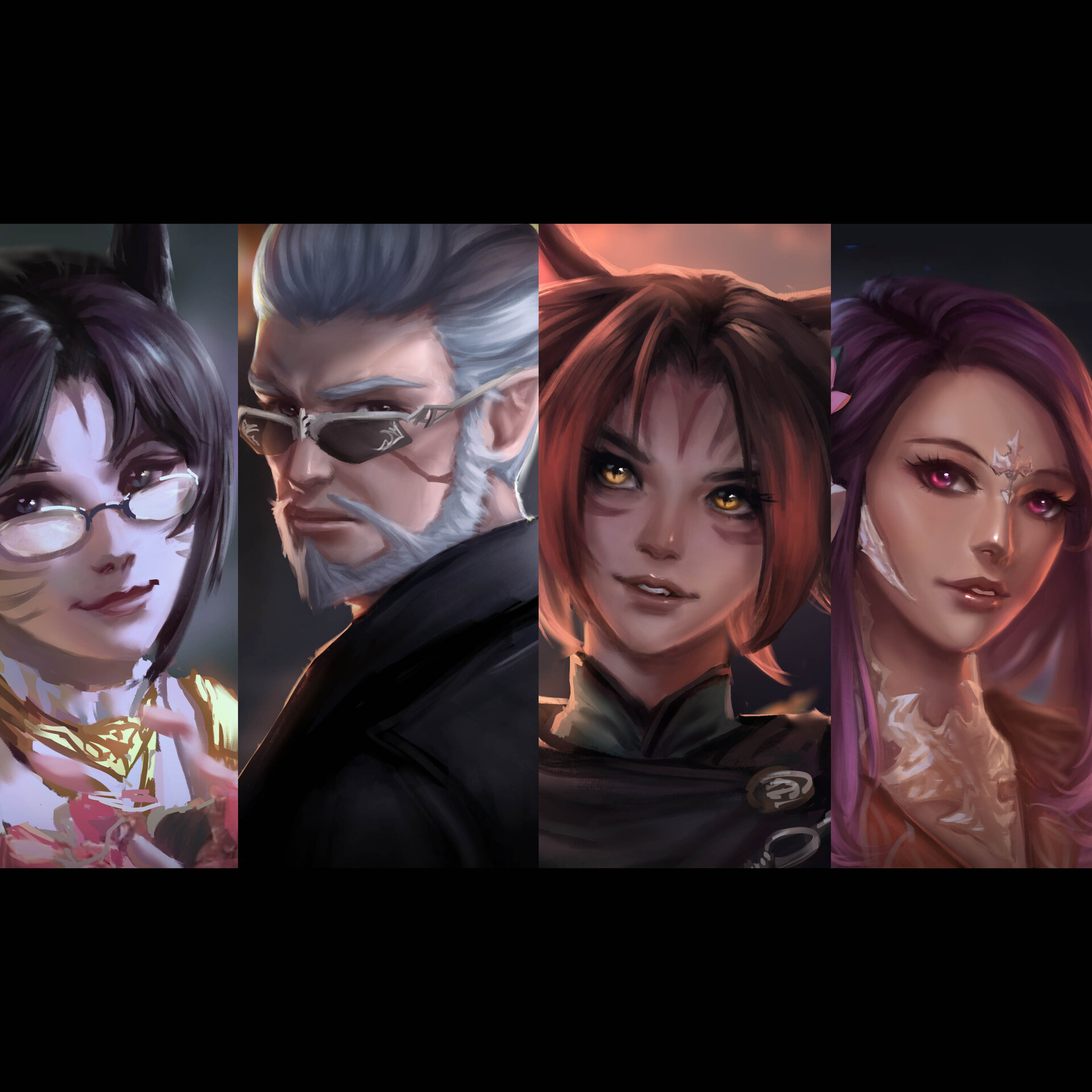ArtStation - FFXIV Portraits