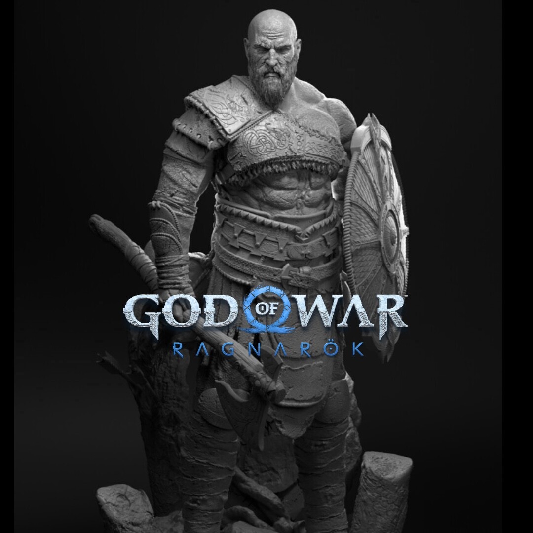 ArtStation - Kratos 'God Of War Ragnarok' FanArt