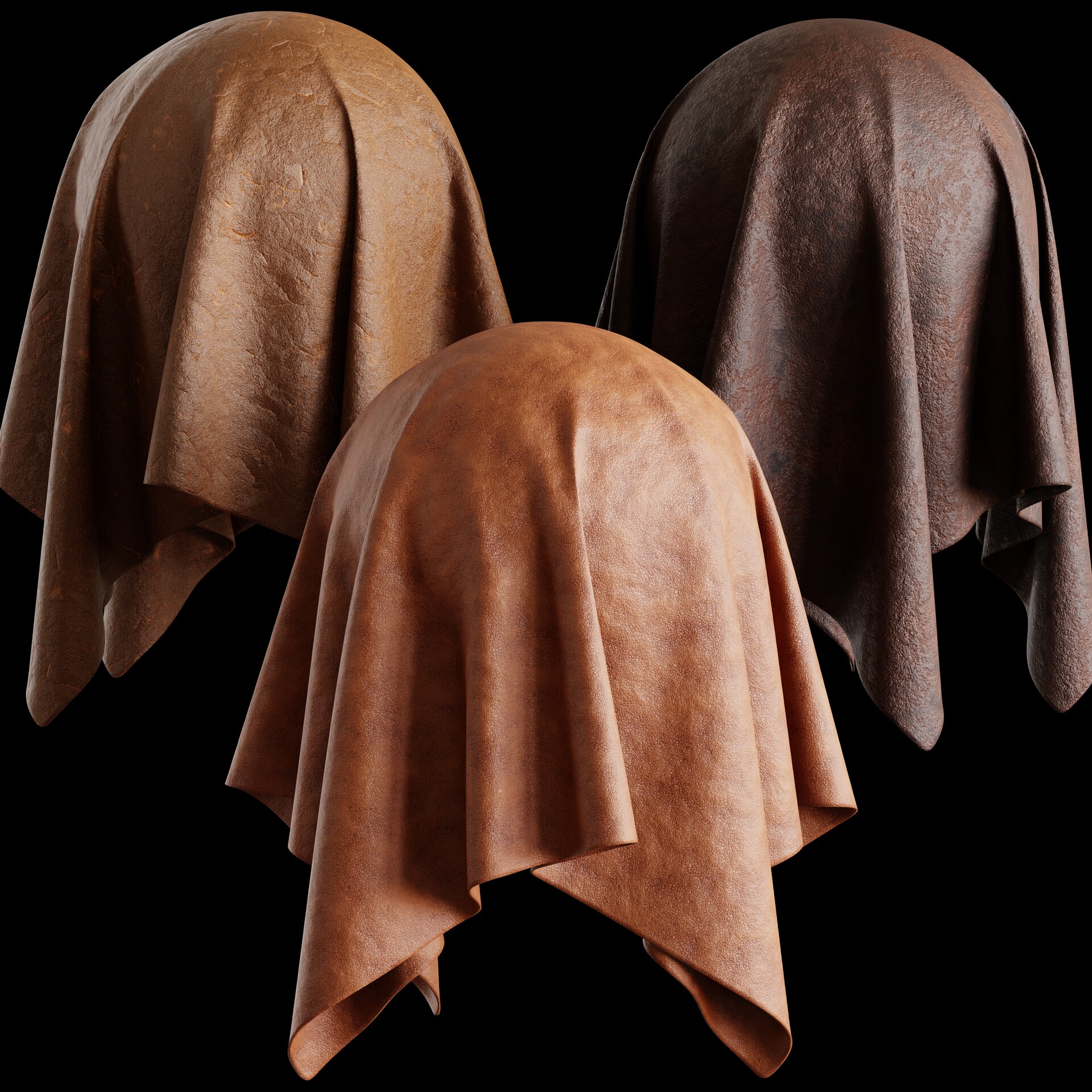 ArtStation - 3 Procedural Leather Materials (Blender Tutorial)