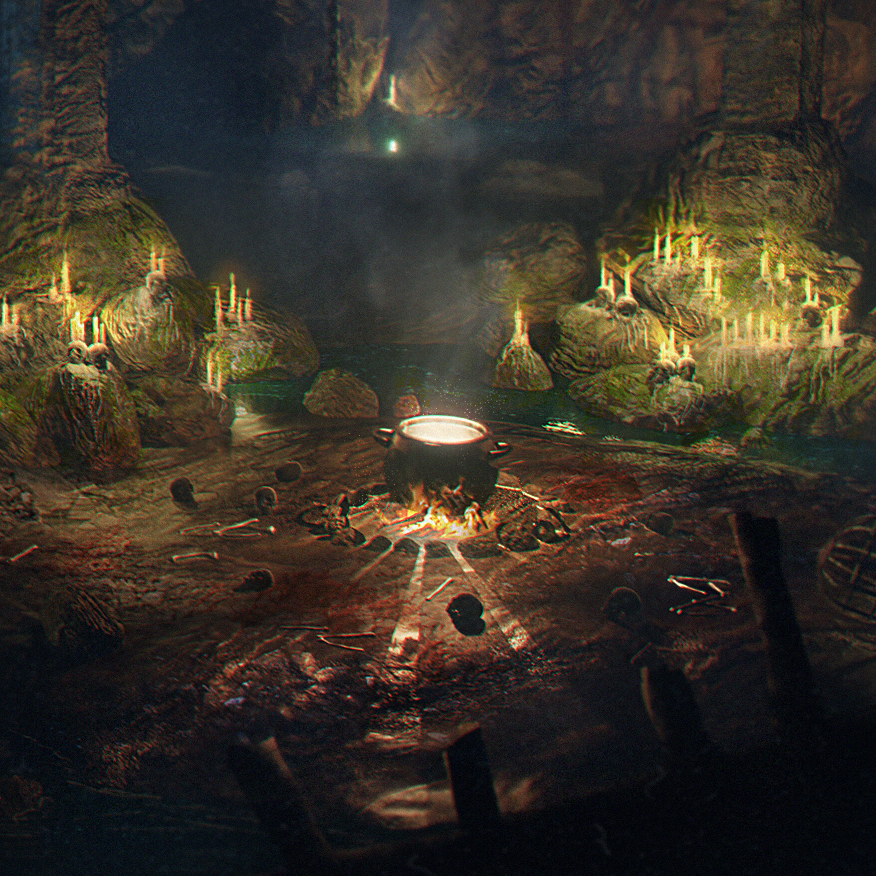 ArtStation - WITCHES' GROTTO - CONCEPT ART - personal