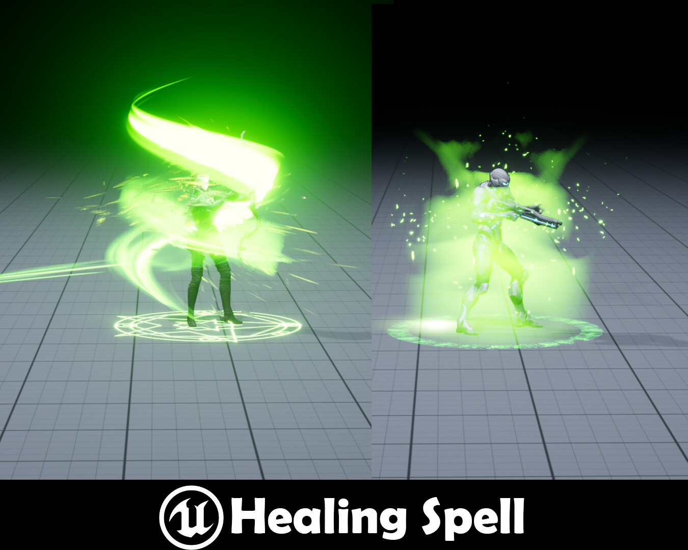 ArtStation - Healing Spell and Pickup Item