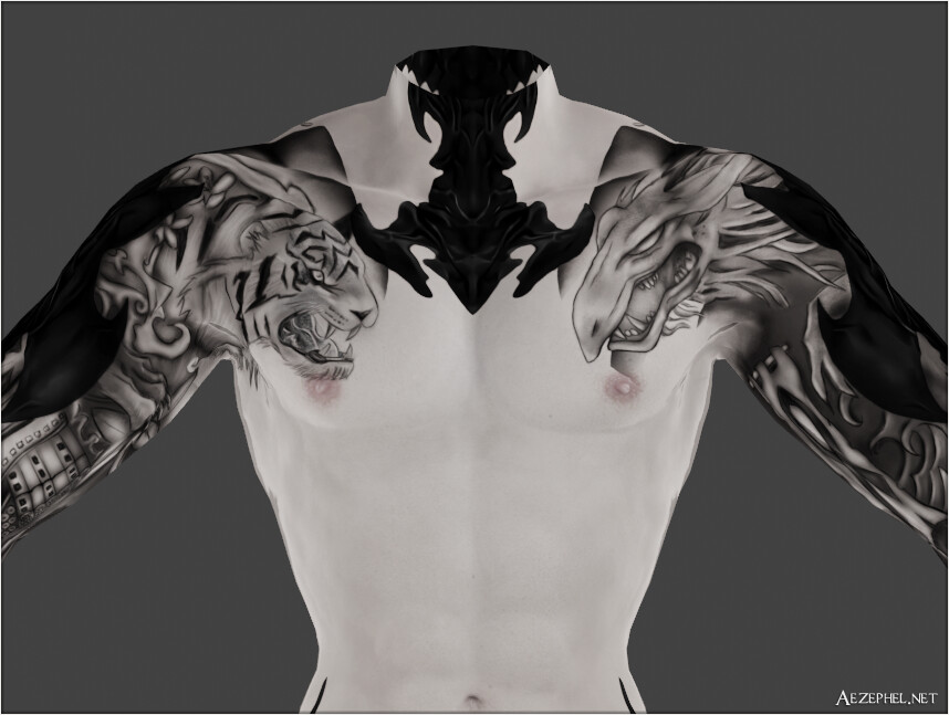 ArtStation - 3D Tattoo Modding/Texturing