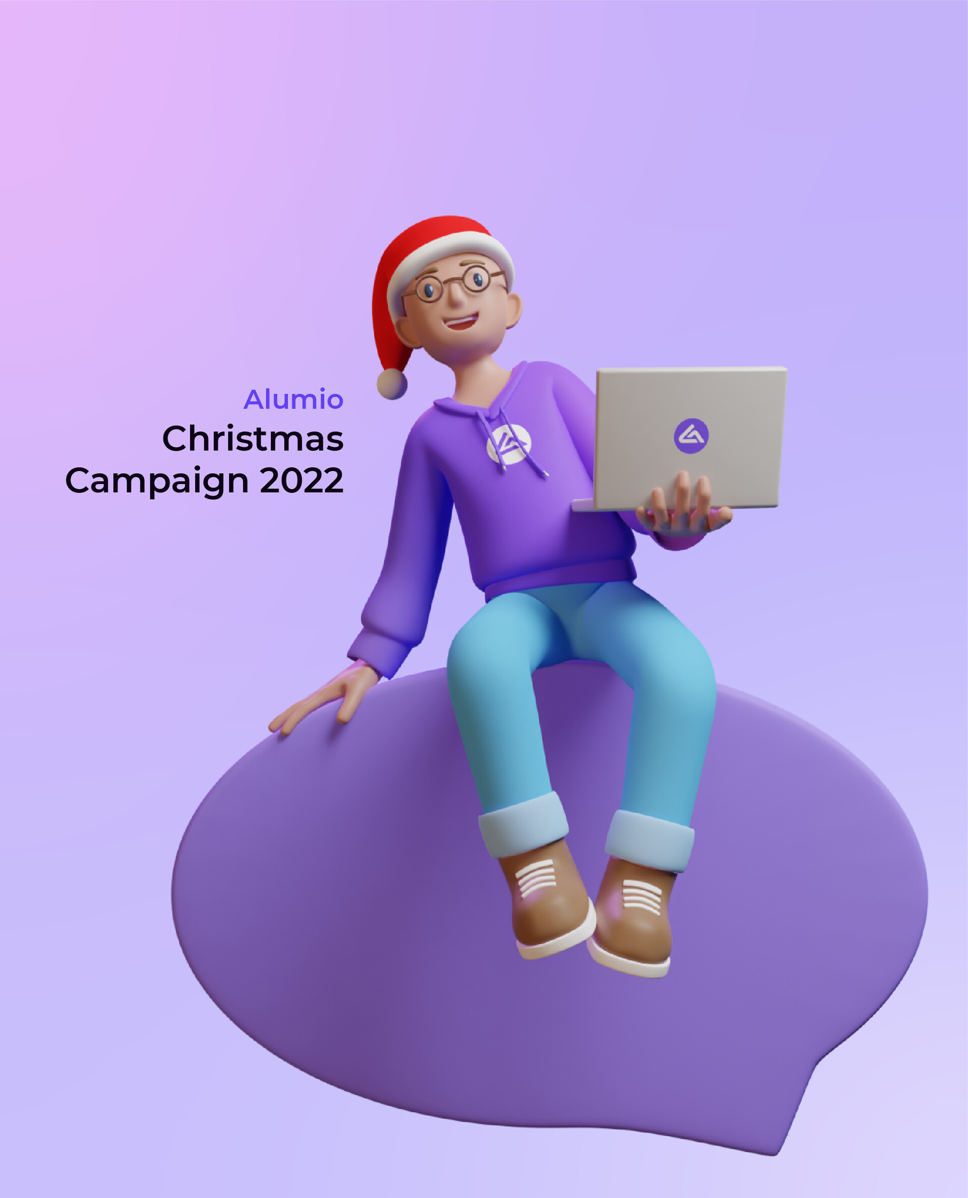 ArtStation - Christmas campaign visual for Alumio