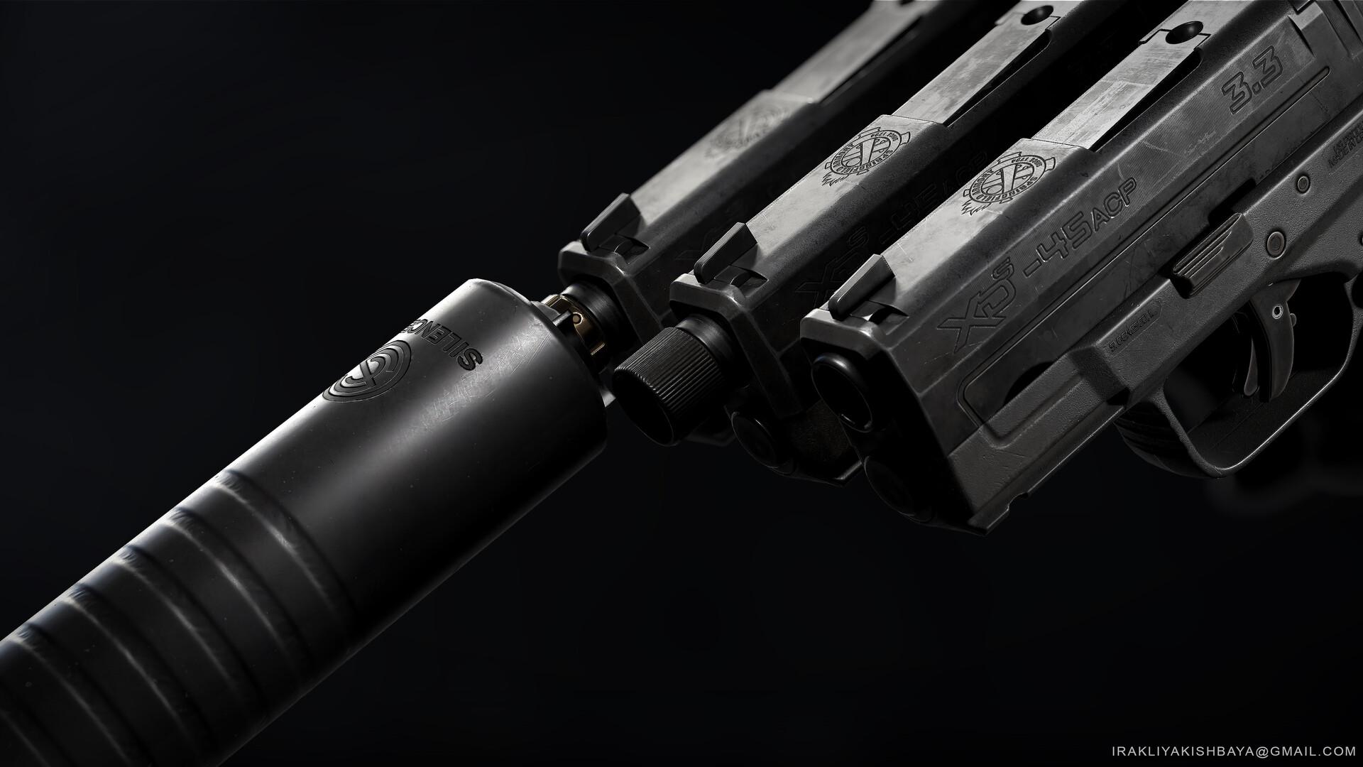 ArtStation - SA XDs Mod2+attachments