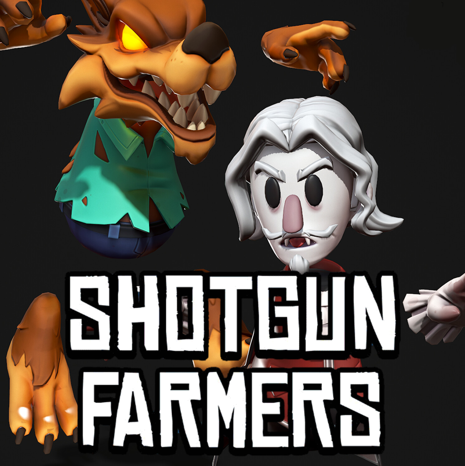 ArtStation - Vampire and Werewolf - Shotgun Farmers