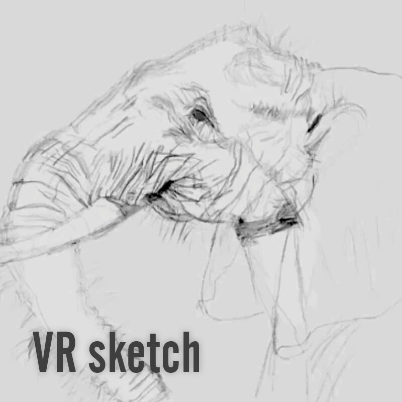 ArtStation - Elephant VR sketch