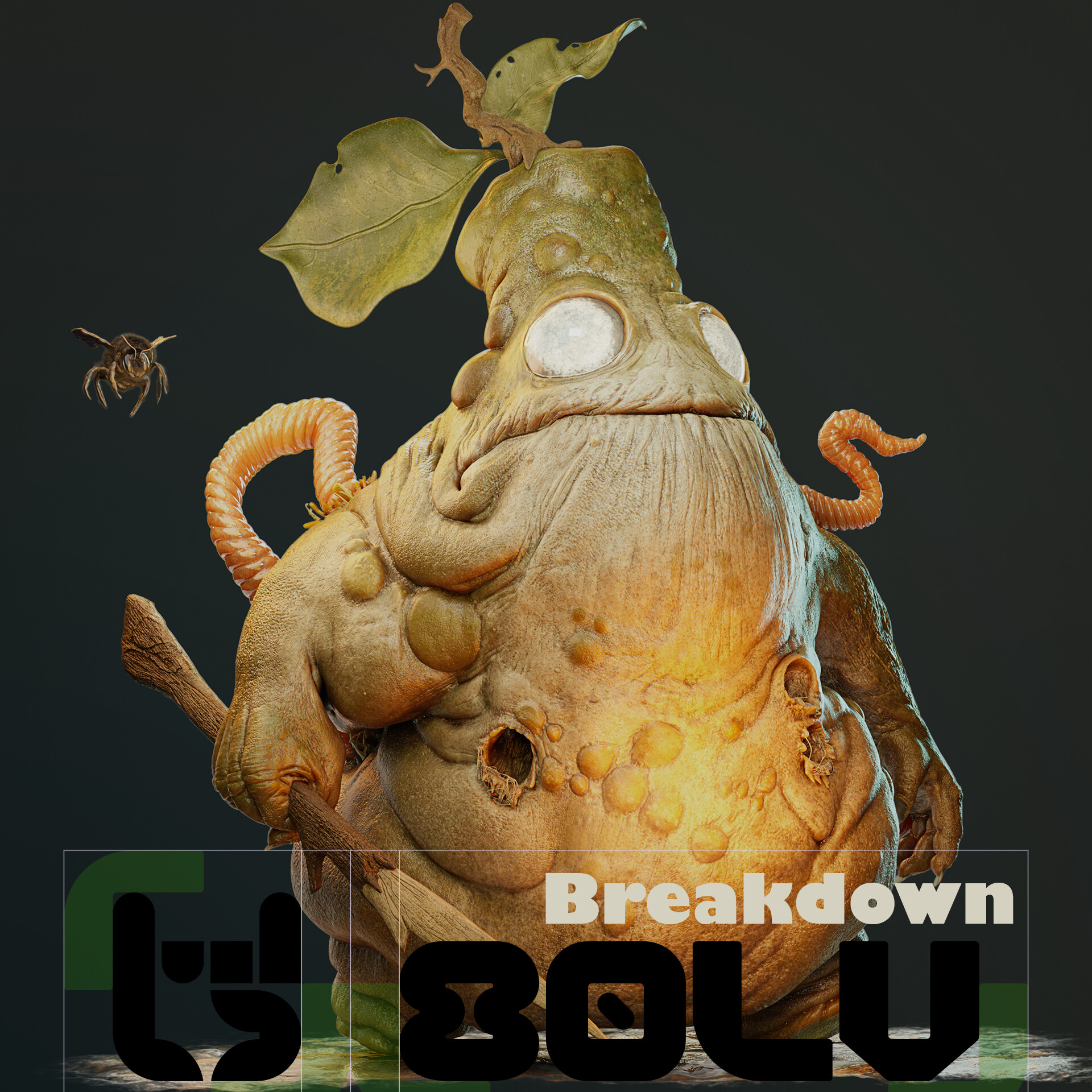 ArtStation - 80LV Article - Creating a Pear Monster Using Blender ...