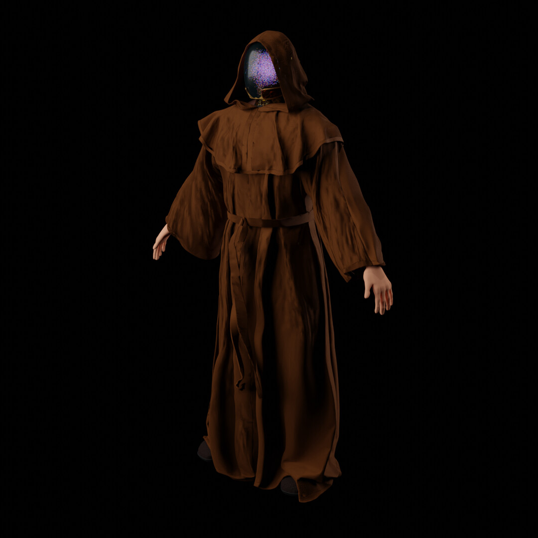 ArtStation - Steampunk monk