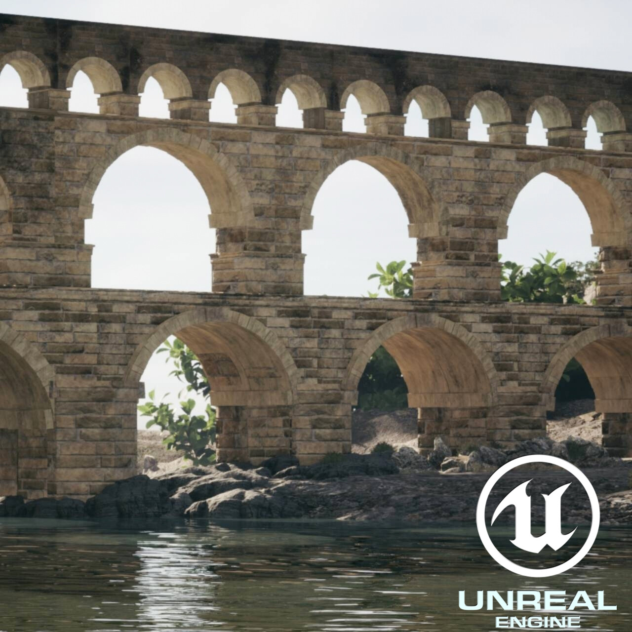 ArtStation - Ancient Greek Aqueduct