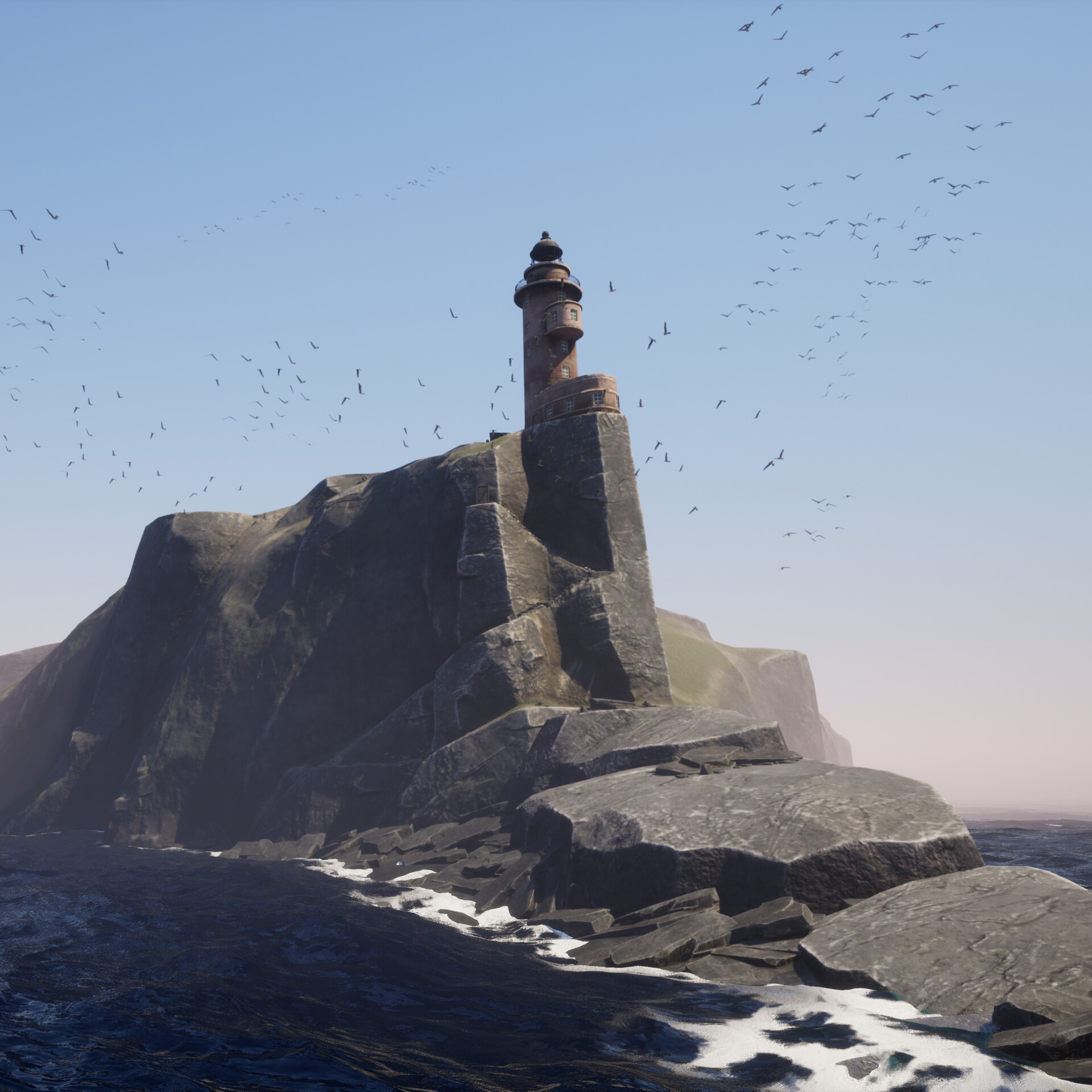 ArtStation - Abandoned Lighthouse