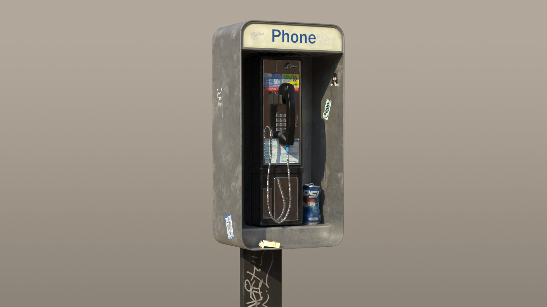 ArtStation - Payphone Cabin