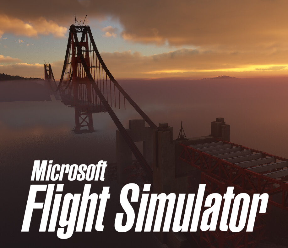 ArtStation - Golden Gate Bridge // Flight Simulator 2020