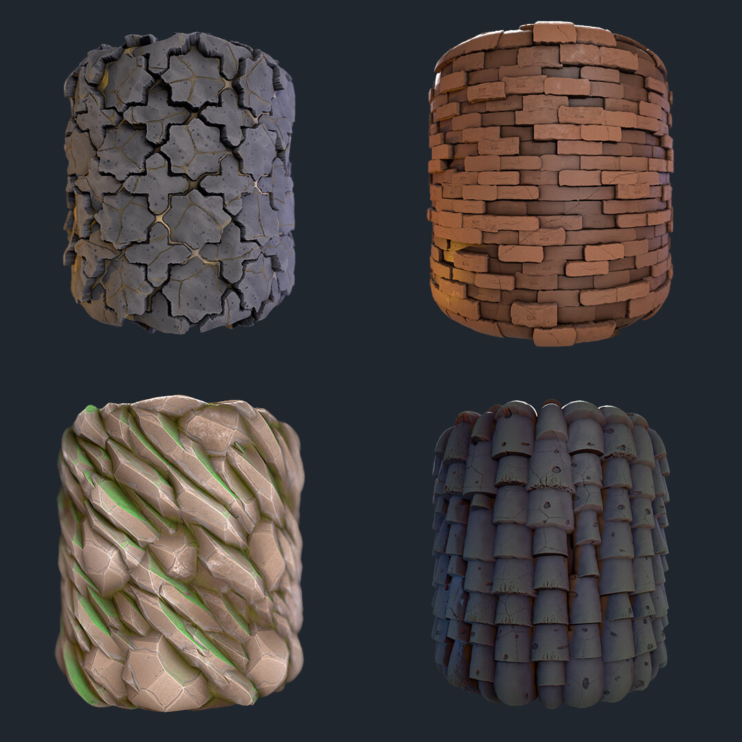 ArtStation - Stylized Material Collection