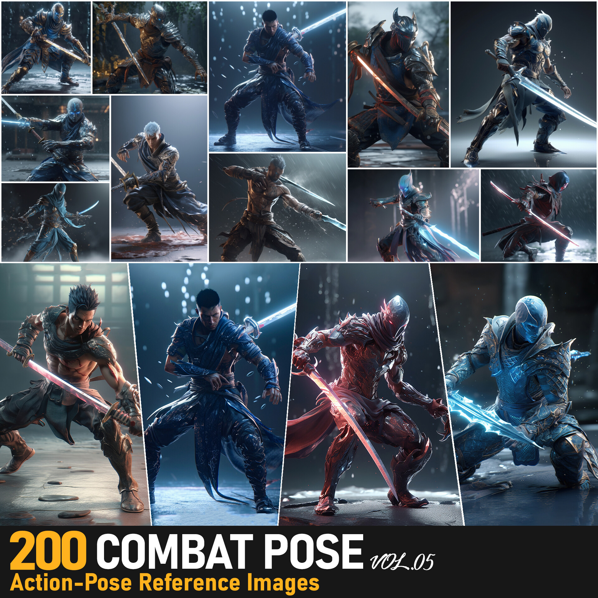 ArtStation - Combat Pose VOL.05|4K Reference Images