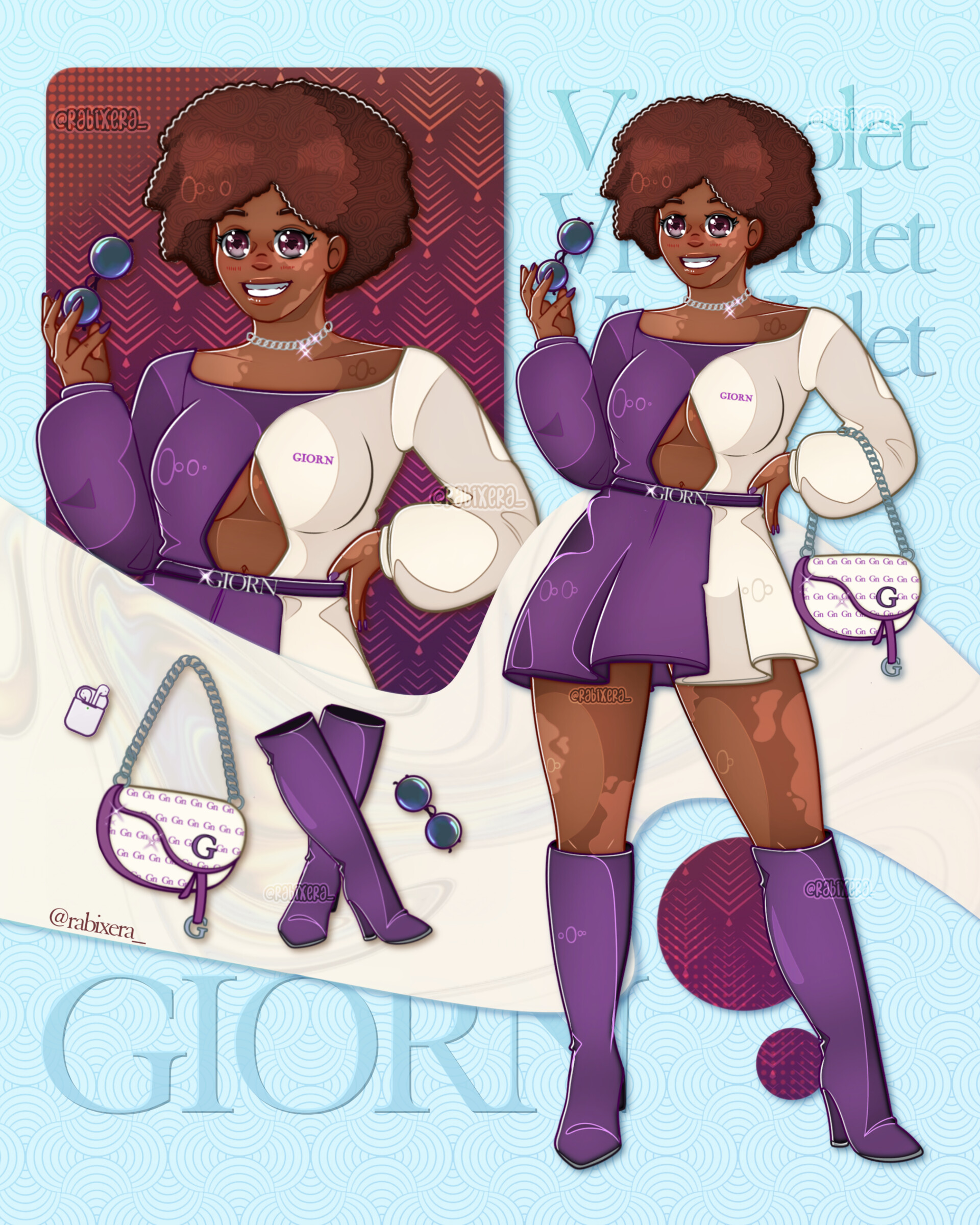 ArtStation - Violet's luxurious outfit